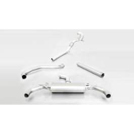 RACING Turbo-back-system dual L/R with RACING downpipe, non-resonated ...